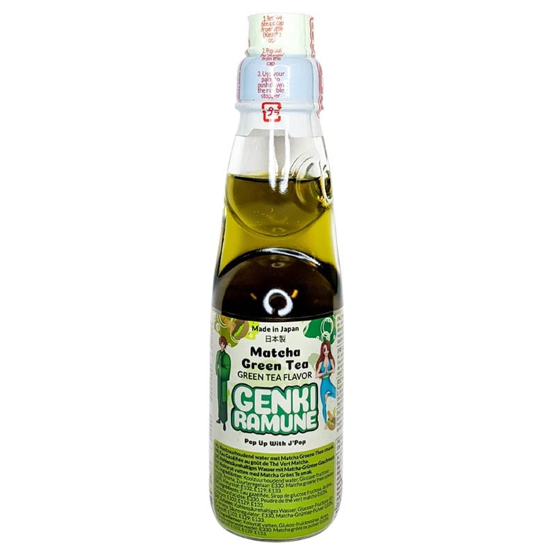 Genki Ramune Matcha Grüner Tee – Drachenfrucht