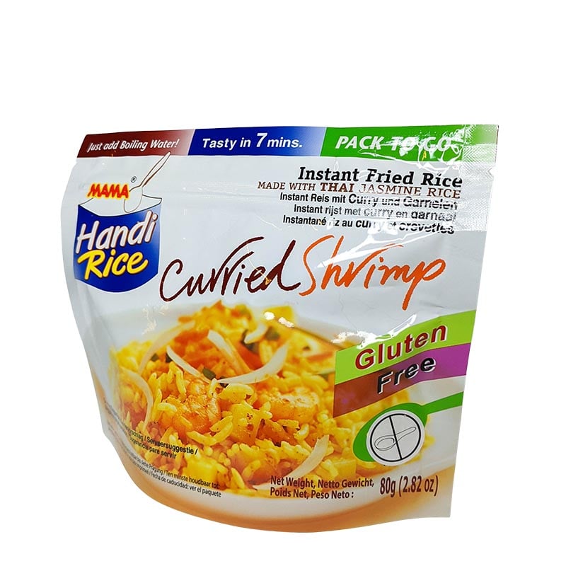 Instant-Fried-Reis, Thailändisches Garnelencurry – Drachenfrucht