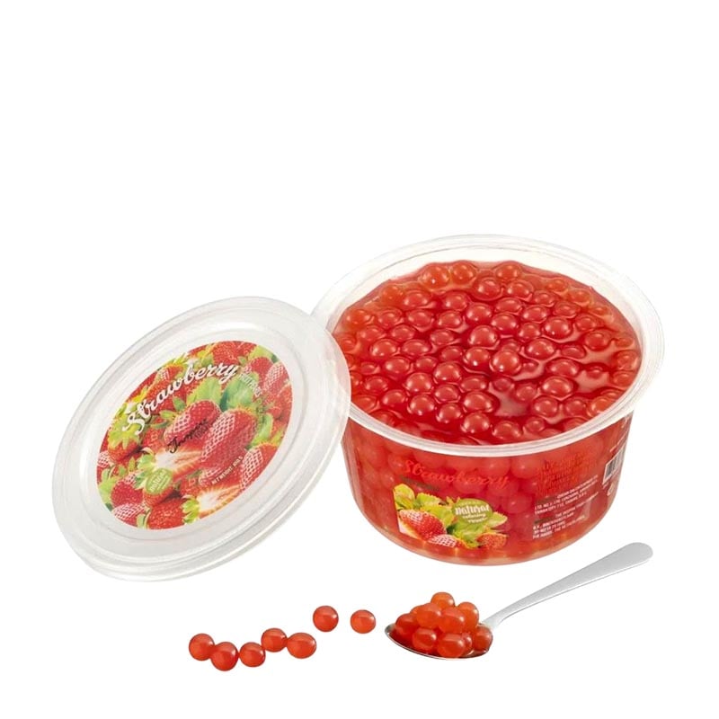 Erdbeer-Popping-Boba-Bubble-Tee 450g – Drachenfrucht