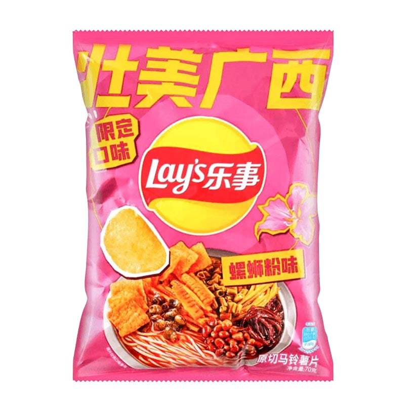 Lay's Chips Luosifen Guangxi Schnecken-Nudelsuppe 70g – Drachenfrucht