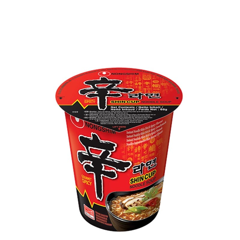 Shin Cup Ramyun Instant Nudeln, Nongshim – Drachenfrucht